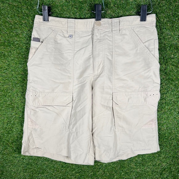 Columbia | Shorts | Columbia Pfg Mens Cargo Fishing Shorts Tan 34w L ...